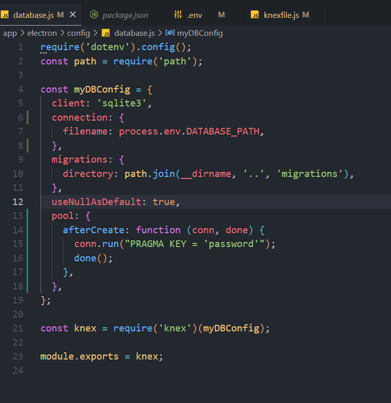 Is It Possible To Open With This Library A Sqlite Database That Has A Password I Have The 
