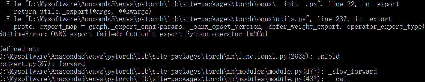 Runtimeerror Onnx Export Failed Couldn T Export Python Operator Im2col · Issue 22862