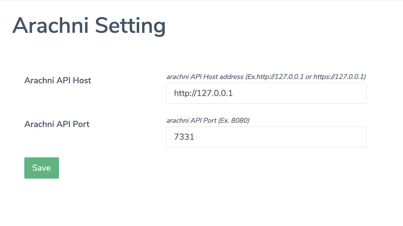 Arachni integration · Issue #367 · archerysec/archerysec · GitHub
