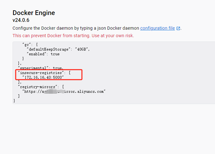 Translating Original From Simplified Chinese Added A Configuration Option On Docker Desktop
