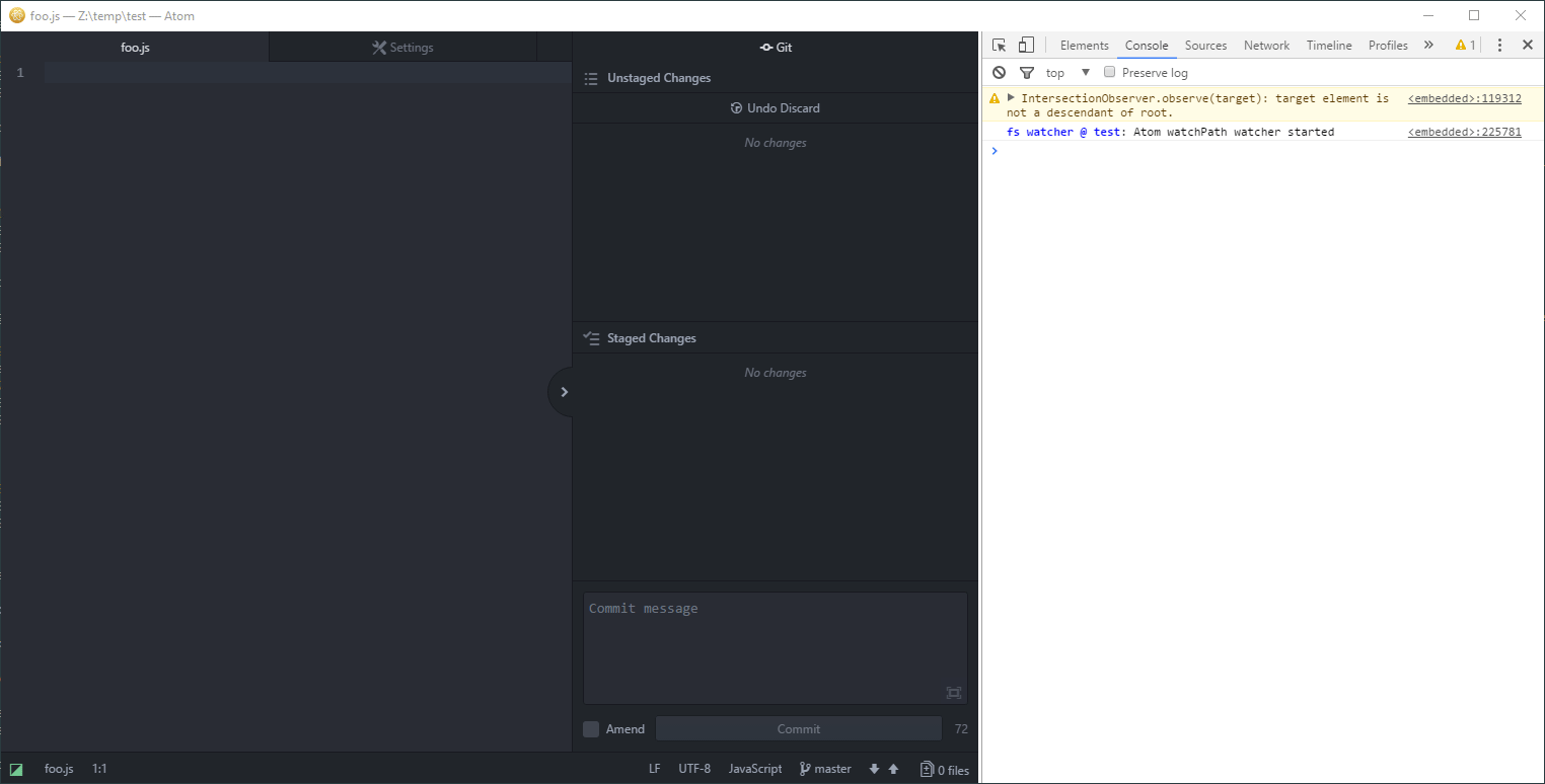 Filesystem Watcher Api Fails On Network Drives · Issue 15919 · Atomatom · Github 8213