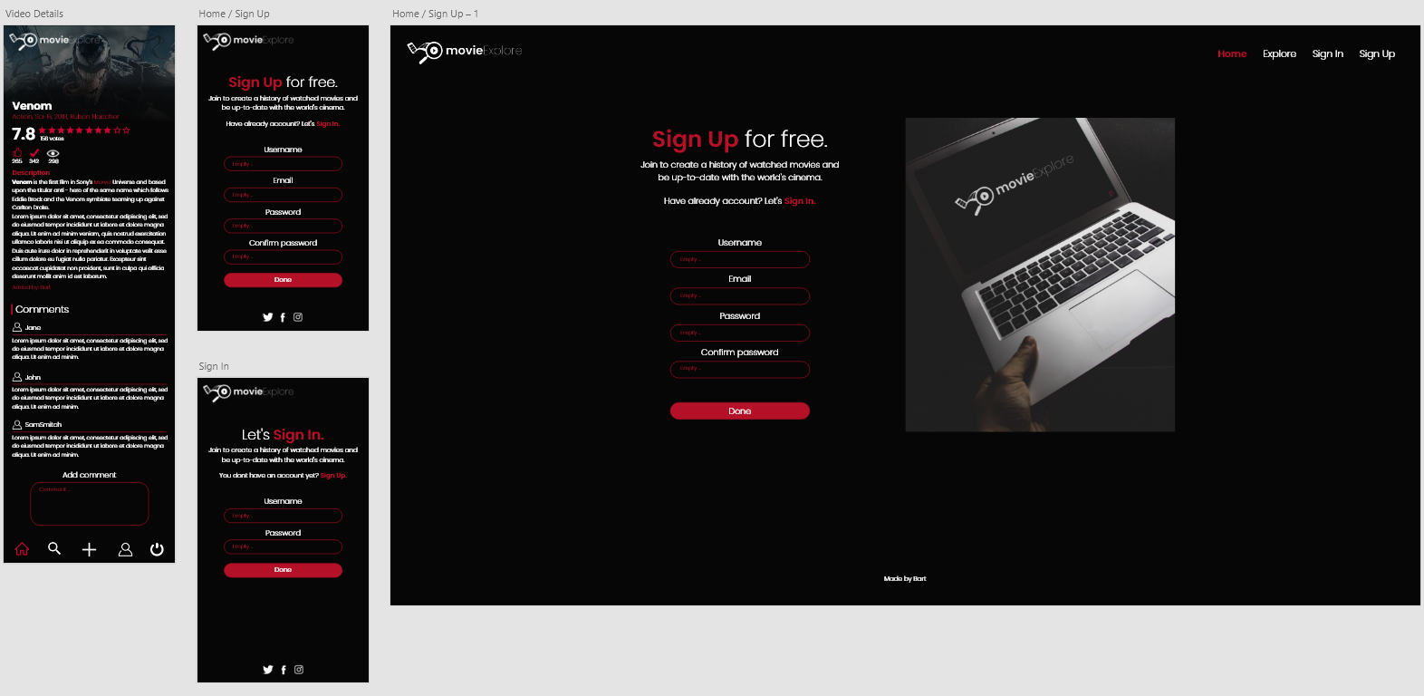 GitHub - bartstc/movie-explore: React, Node.js & Express, GraphQL & Apollo, MongoDB