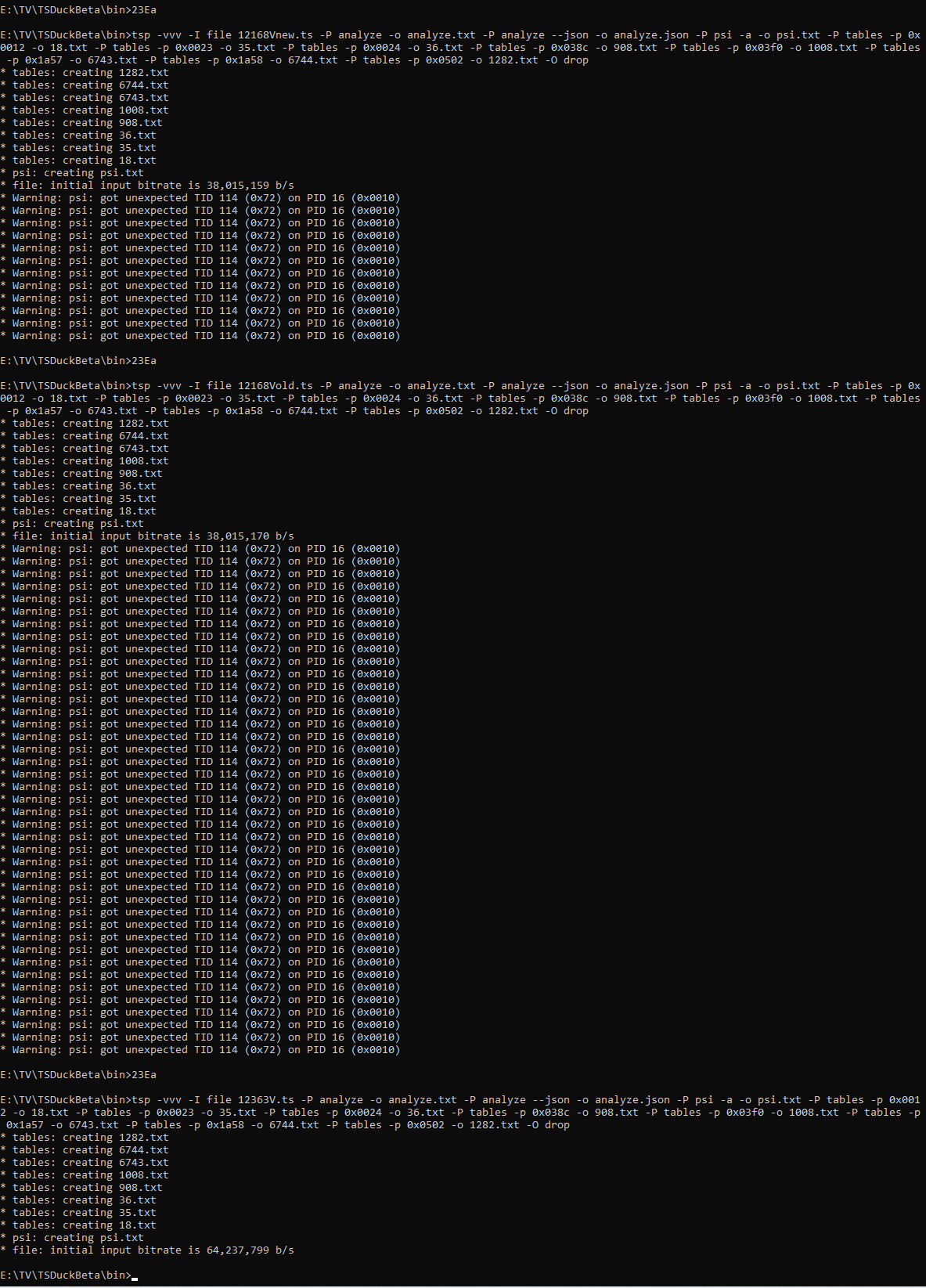 [Q] · Issue #890 · tsduck/tsduck · GitHub