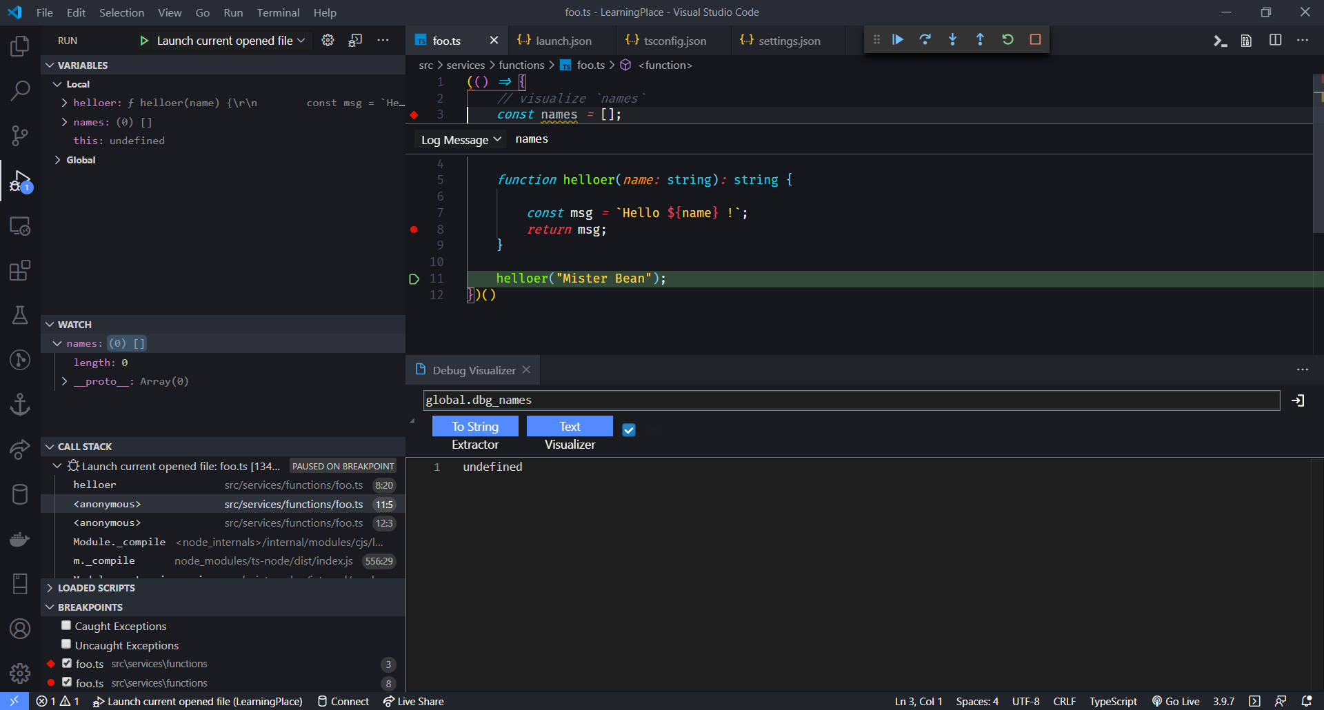 Display Outer Variables · Issue 74 · Hedietvscode Debug Visualizer