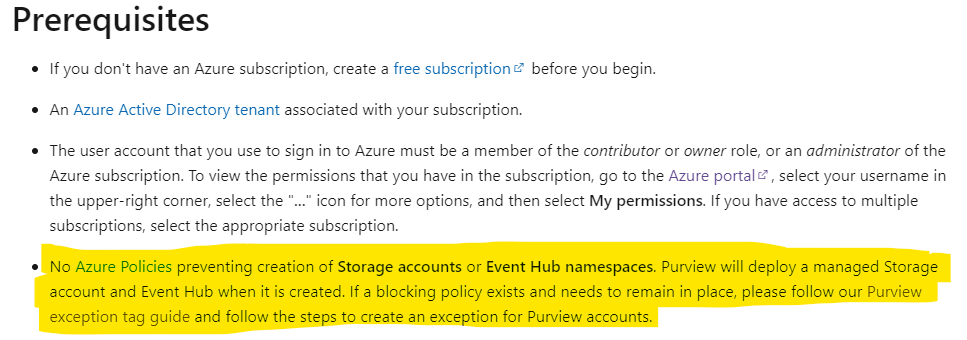 Error: Code=InvalidTemplateDeployment; Message=The template deployment 'purviewtemplate ...