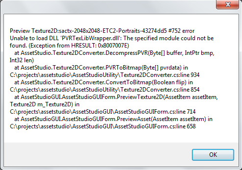 Error when attempting to view/extract Texture2D and Sprite (Unity 2018.3.7f1) · Issue #382 ...