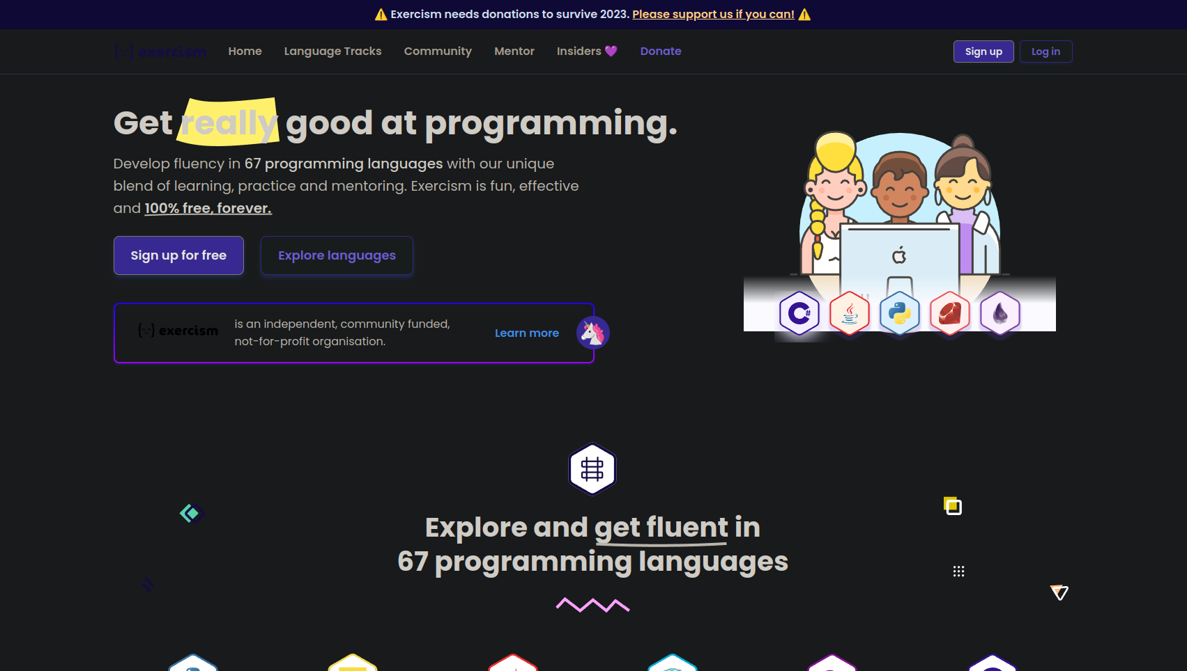 [Broken Website] Exercism gradients · Issue #11226 · darkreader/darkreader · GitHub