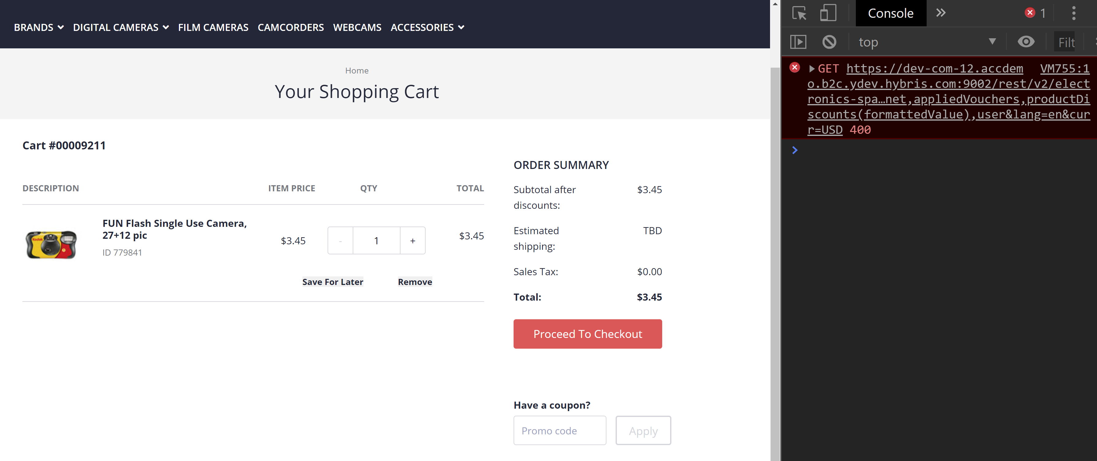 Save-for-later not working on dev12 · Issue #6704 · SAP/spartacus · GitHub