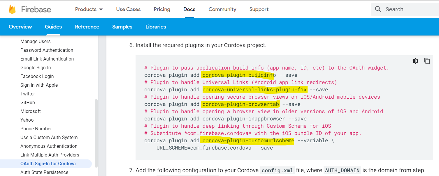 Whitelist Plugins for Firebase Authentication · Issue #4600 · Scirra/Construct-bugs · GitHub