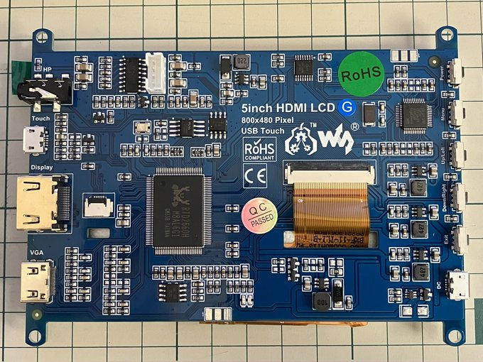 M5AtomDisplay working with pre-installed software but not with the software from Github ...