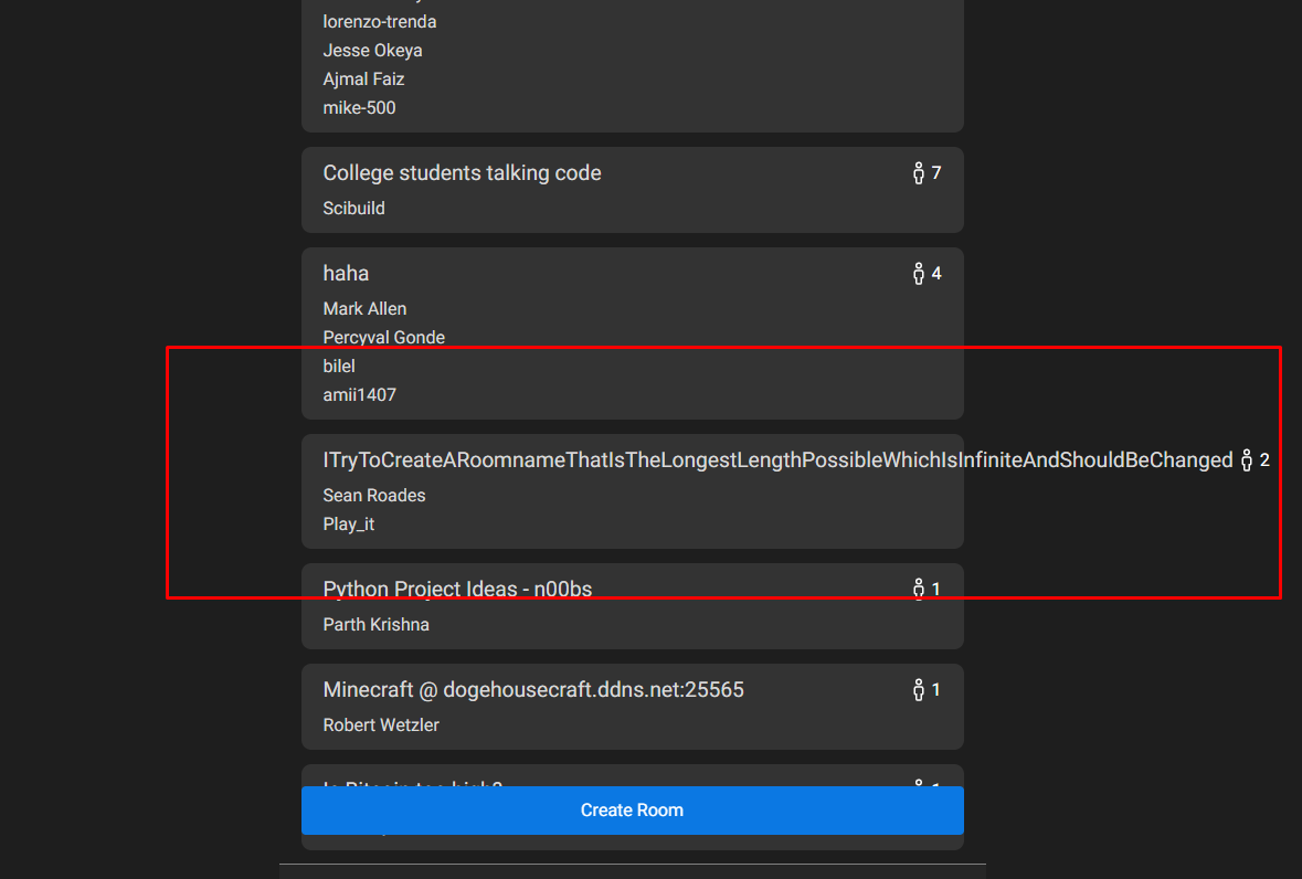text did not fit to box. · Issue #136 · benawad/dogehouse · GitHub