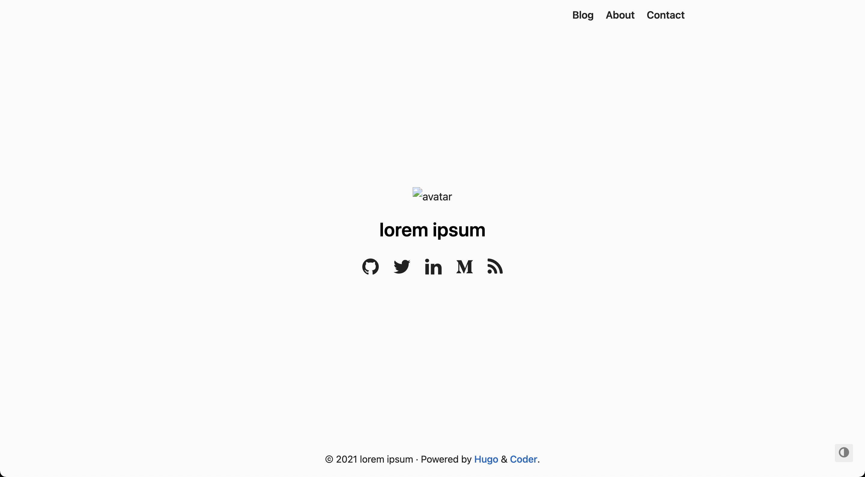site title not showing in upper left hand corner · Issue #624 · luizdepra/hugo-coder · GitHub
