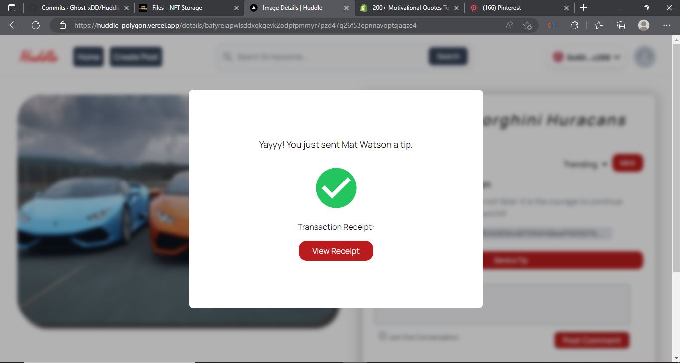 GitHub - Ghost-xDD/Huddle-Polygon: A Decentralized Image Sharing and Social Media Service like ...