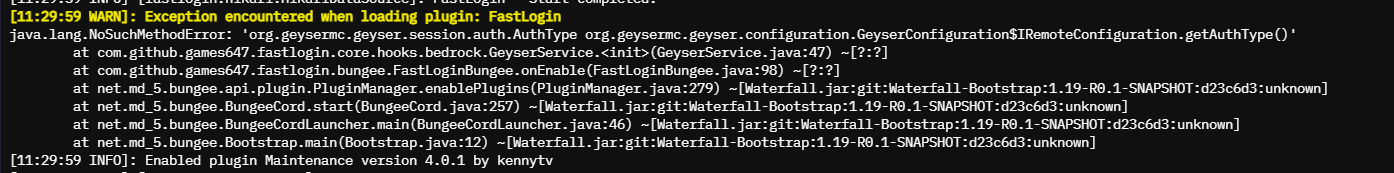 Fastlogin - Geyser · Issue #899 · TuxCoding/FastLogin · GitHub
