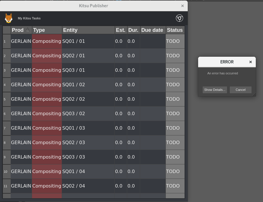 publisher only load the tasklist on maya · Issue #58 · cgwire/kitsu-publisher-deprecated · GitHub