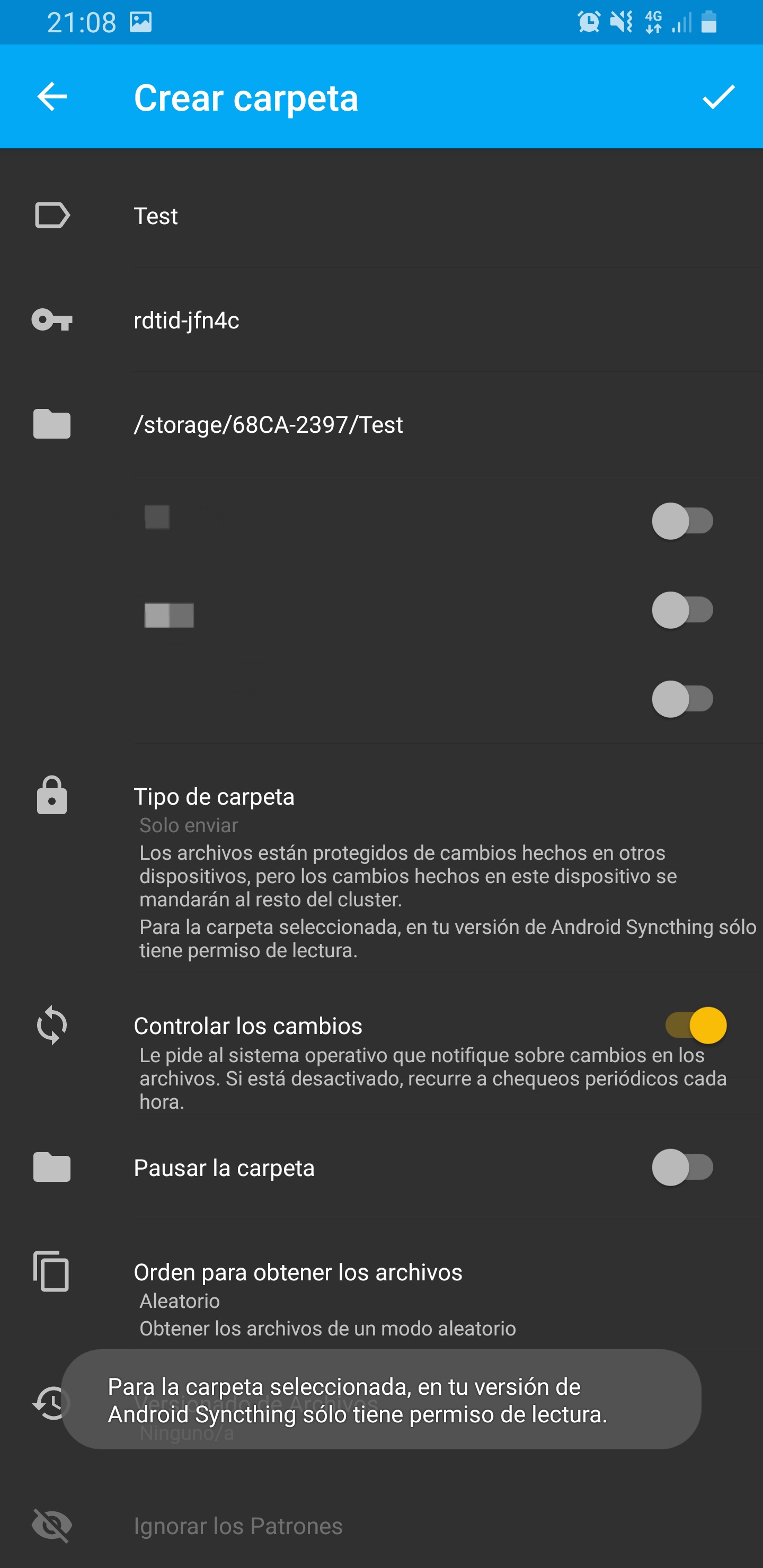 External sdcard permisions: Syncthing app can create a folder but no sync · Issue #1881 ...