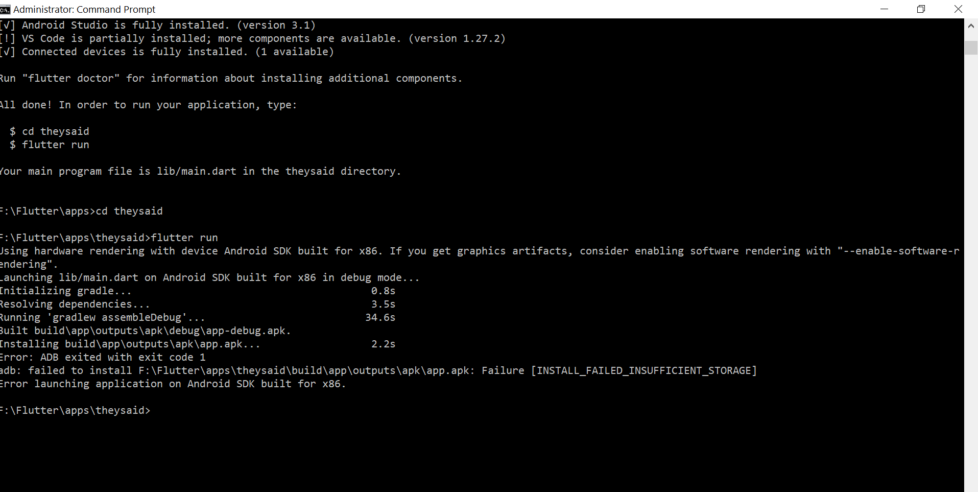 Need More Error Handling To Handle Connecting To An Android Device That