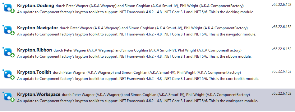 NuGet Installation Error in v65.22.6.152 Version - NU1103 Rollback · Issue #324 · Krypton-Suite ...