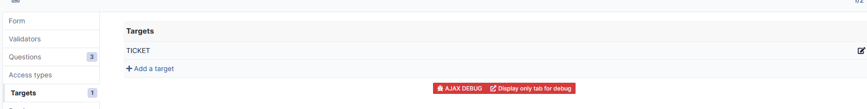 Form targets UX · Issue #2606 · pluginsGLPI/formcreator · GitHub