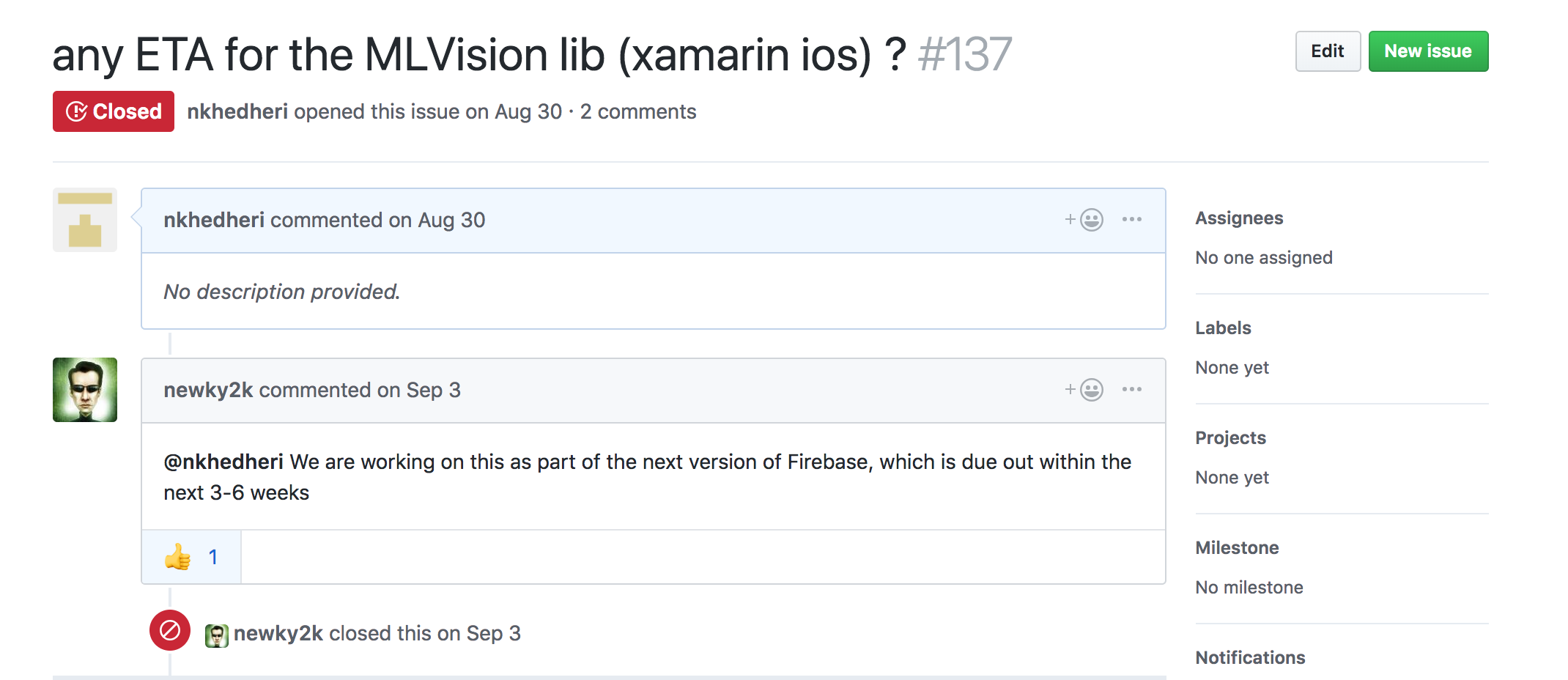 Xamarin IOS Firebase.MLKit · Issue #153 · xamarin/GooglePlayServicesComponents · GitHub