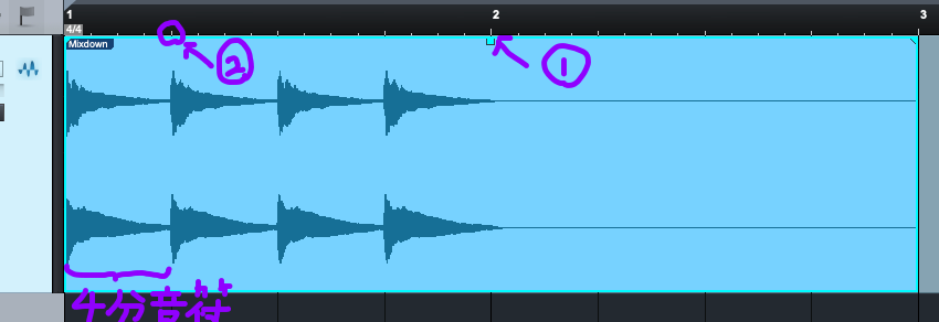 1グリッドの長さが一般的な音楽制作ソフトと比べ4分の1となっている · Issue #6 · setchi/NoteEditor · GitHub