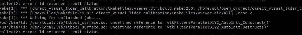 Catkin Make Failed · Issue 30 · Koide3 Direct Visual Lidar Calibration · Github