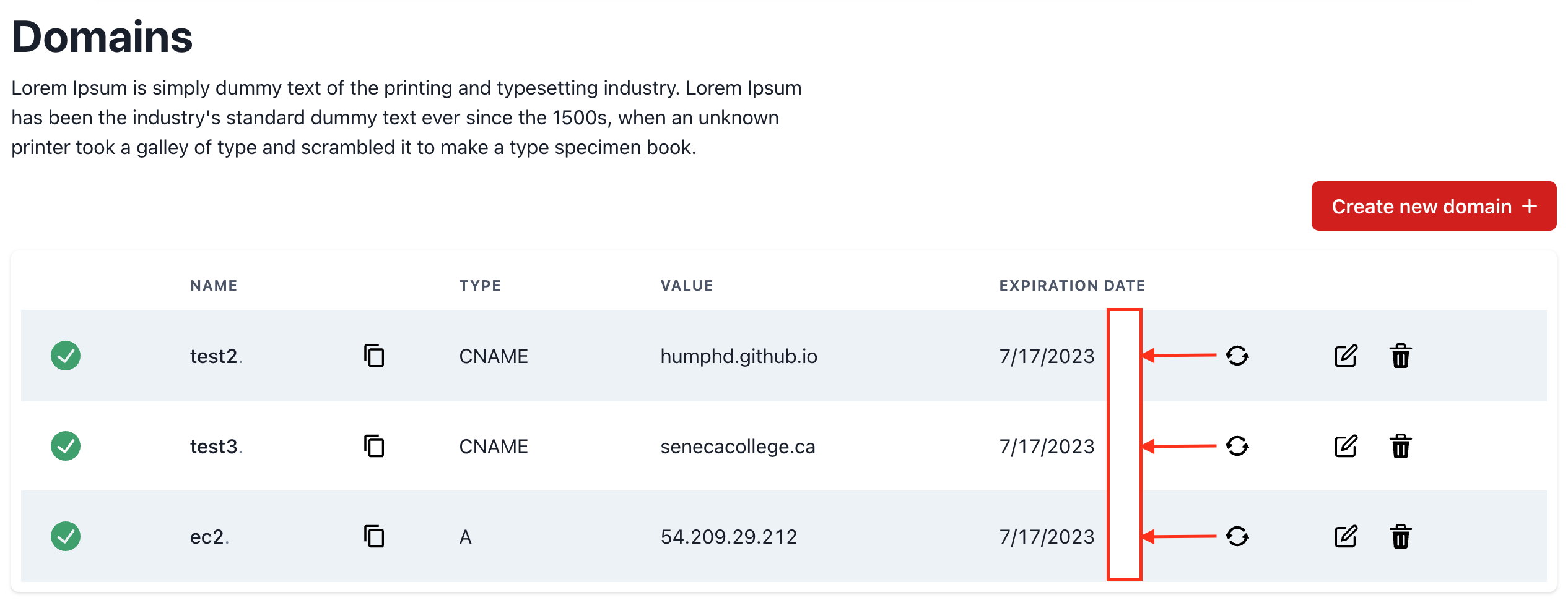 Improve usability of record renew button · Issue #389 · DevelopingSpace/starchart · GitHub