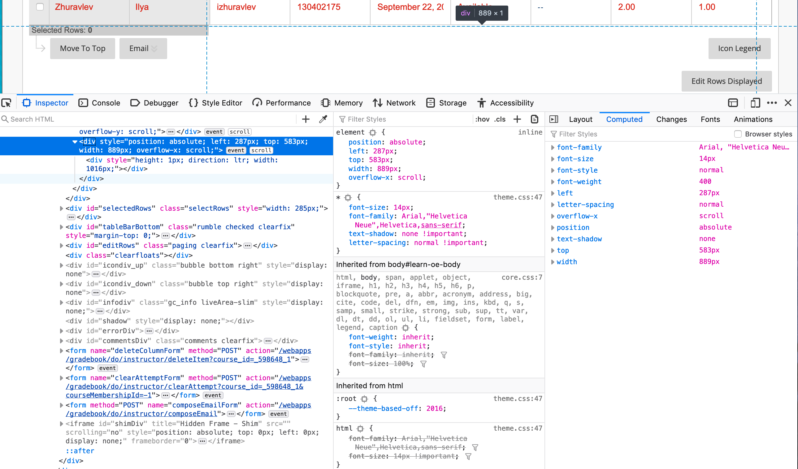my.senecacollege.ca (Blackboard) - custom scrollbars missing in Firefox · Issue #40810 ...