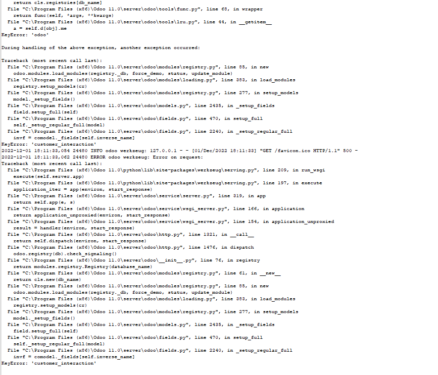 500 Internal Server Error · Issue 106792 · Odoo Odoo · Github