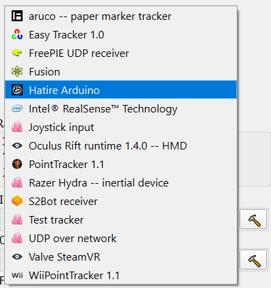 Input trackers list seems to be missing some trackers · Issue #1080 · opentrack/opentrack · GitHub