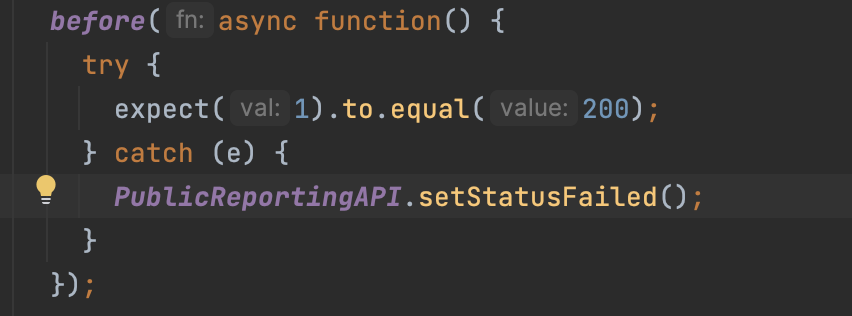 setStatusFailed doesn't work for hooks · Issue #93 · reportportal/agent-js-mocha · GitHub