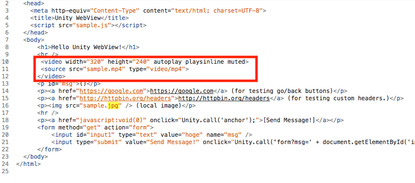 Videos in ios devices · Issue #347 · gree/unity-webview · GitHub