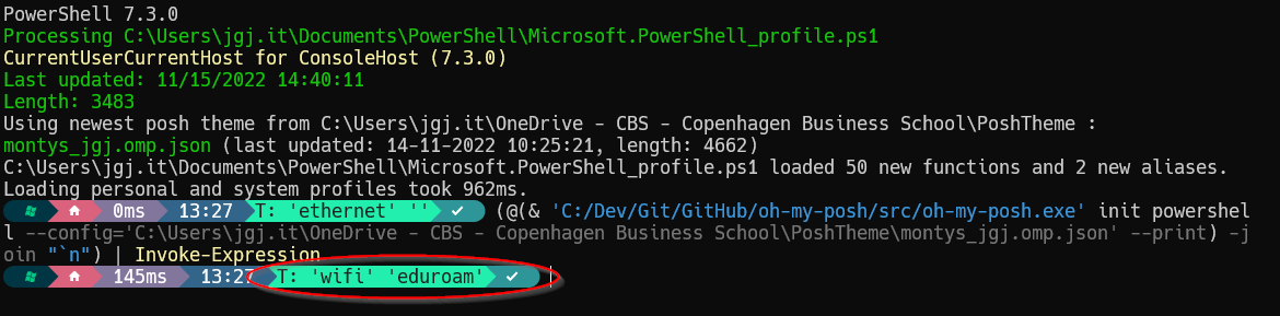 Wrong value for .Type in connection segment (and still no .SSID value ...