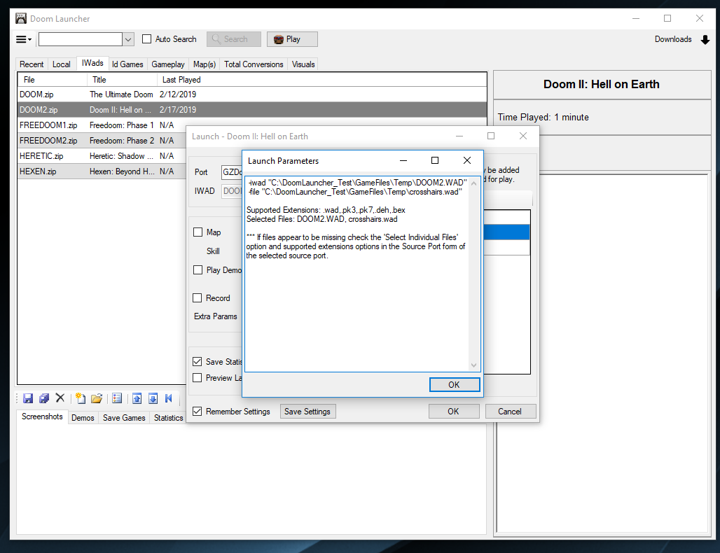 Selecting individual files doesn't work · Issue #90 · nstlaurent/DoomLauncher · GitHub