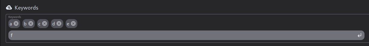 Keyword Entry On New Project Page Doesnt Show The Tag Limit · Issue 1186 · Hangarmc Hangar · Github