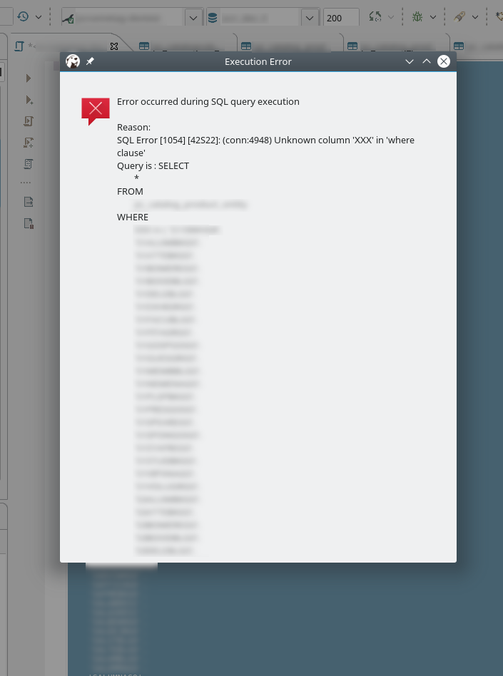 Buttons not accessable with long error message · Issue #3849 · dbeaver/dbeaver · GitHub