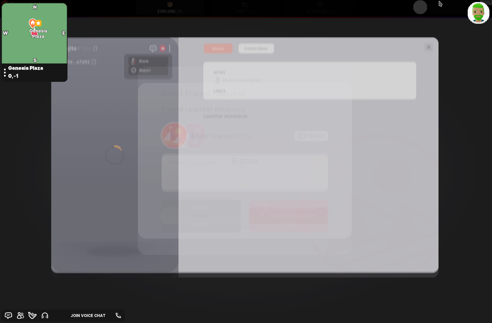 Artifacts showing when "loadingScreen" saga is disabled · Issue #4460 · decentraland/unity ...