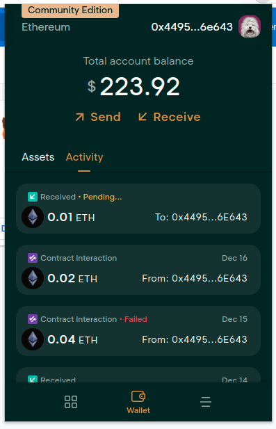 Sending "max" ETH ... doesn't · Issue #858 · tahowallet/extension · GitHub