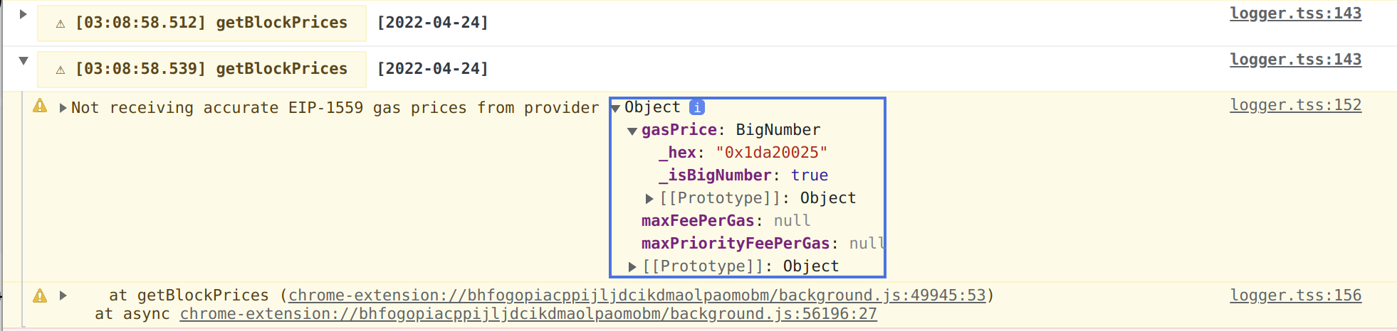 Broken gas prices (?!) · Issue #1357 · tahowallet/extension · GitHub