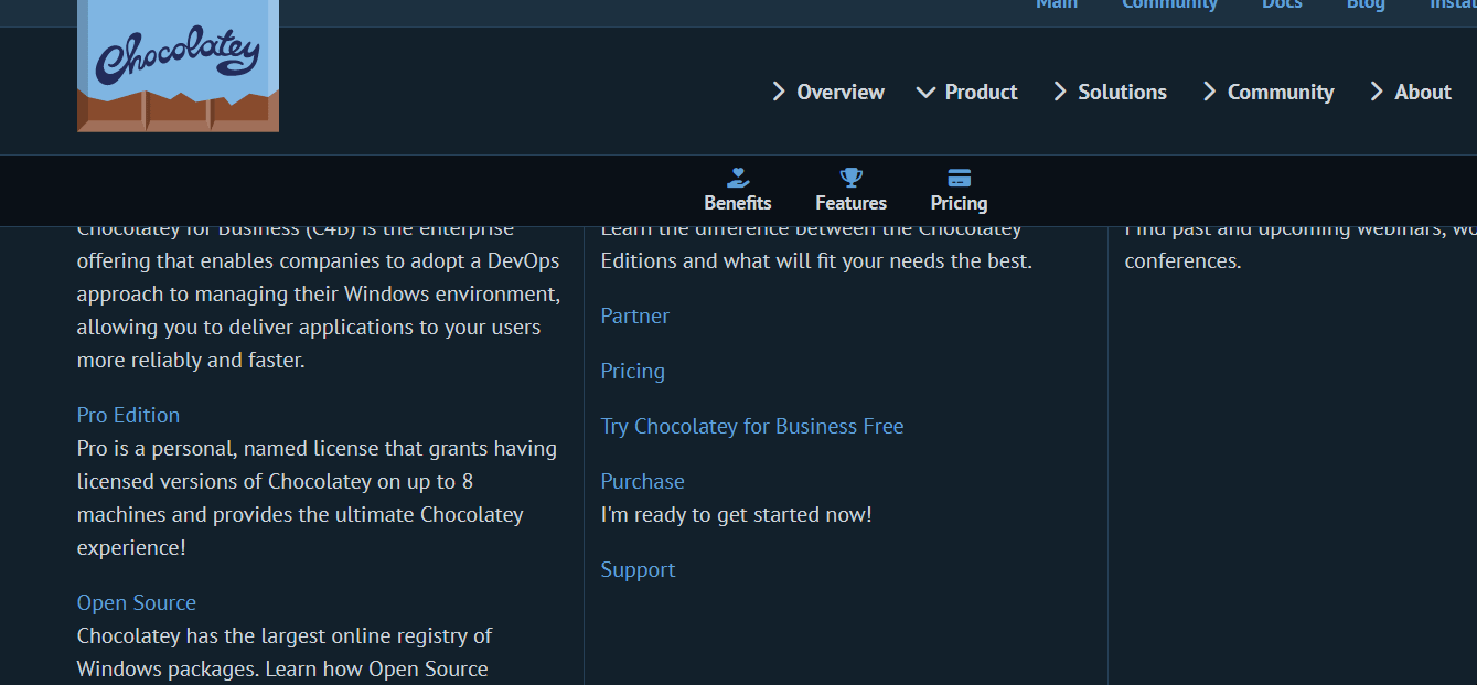 Top navigation collapse bar shows underneath sub-nav when expanded · Issue #230 · chocolatey ...