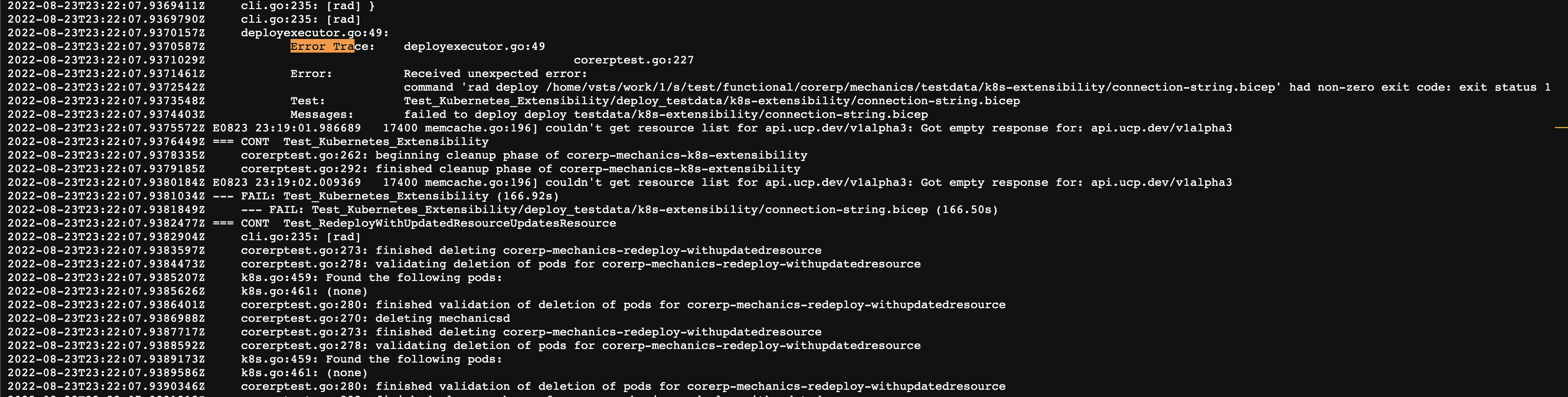 Merge checks failing · Issue #3427 · radius-project/radius · GitHub