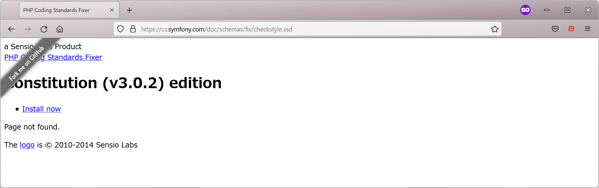 at documentation, schema url link is broken - /doc/usage.html · Issue #5860 · PHP-CS-Fixer/PHP ...