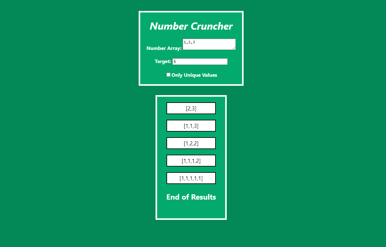 GitHub - zbaskin/NumberCruncher: This app is designed to take in a list ...