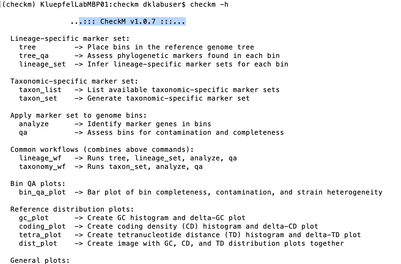 Checkm fail to run, though installed. · Issue #249 · Ecogenomics/CheckM · GitHub