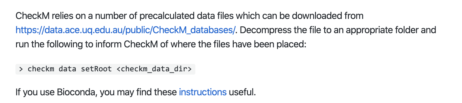 Checkm fail to run, though installed. · Issue #249 · Ecogenomics/CheckM · GitHub