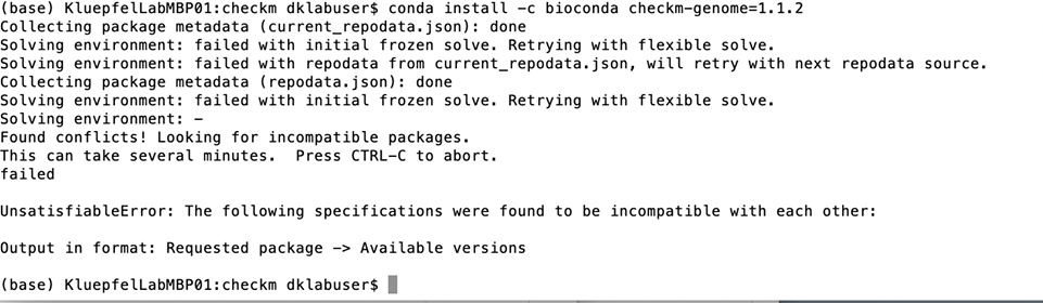 Checkm fail to run, though installed. · Issue #249 · Ecogenomics/CheckM · GitHub