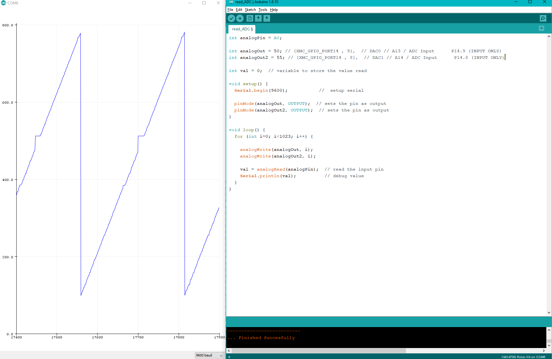 XMC4700 - DAC available? · Issue #122 · Infineon/XMC-for-Arduino · GitHub