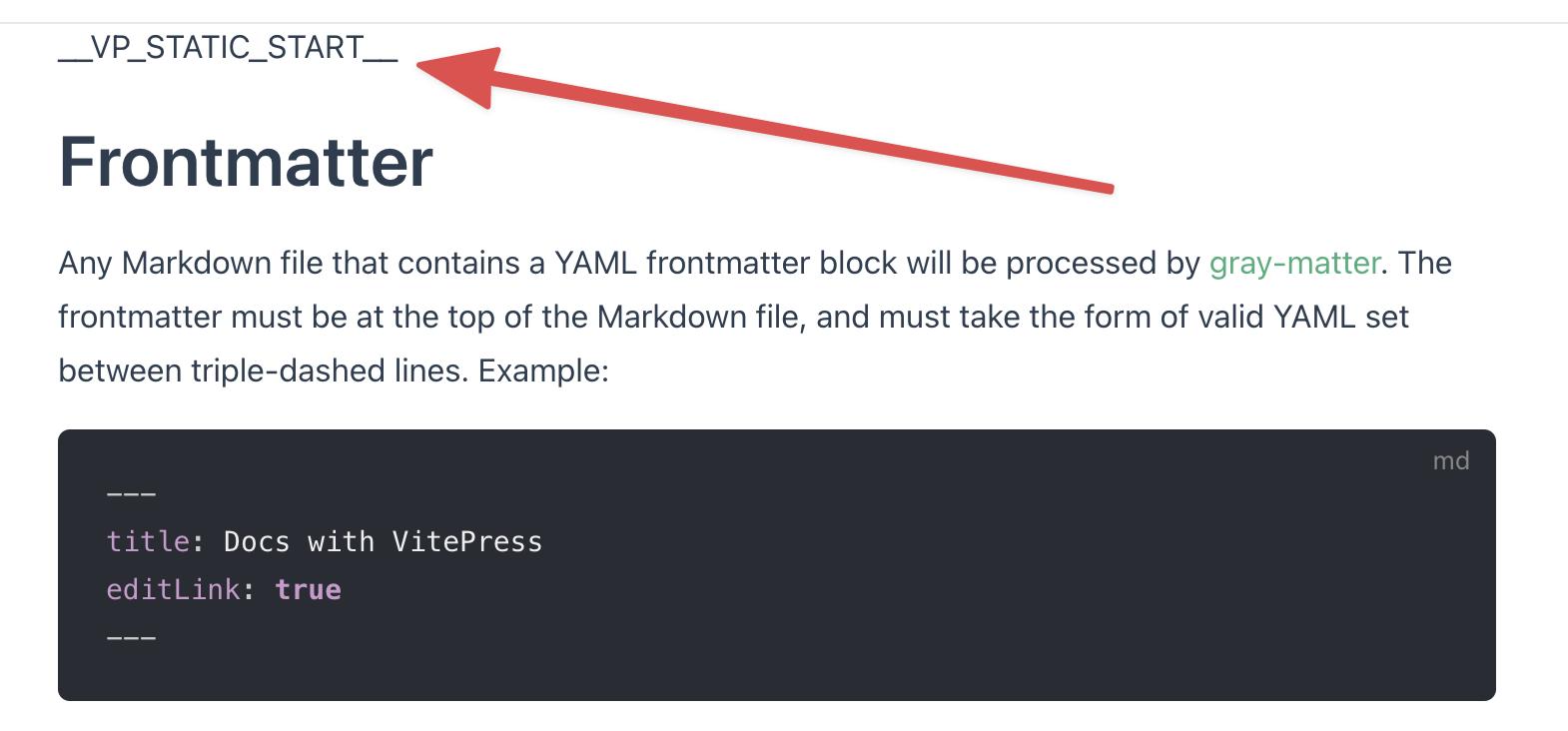 render `__VP_STATIC_START__` · Issue #420 · vuejs/vitepress · GitHub