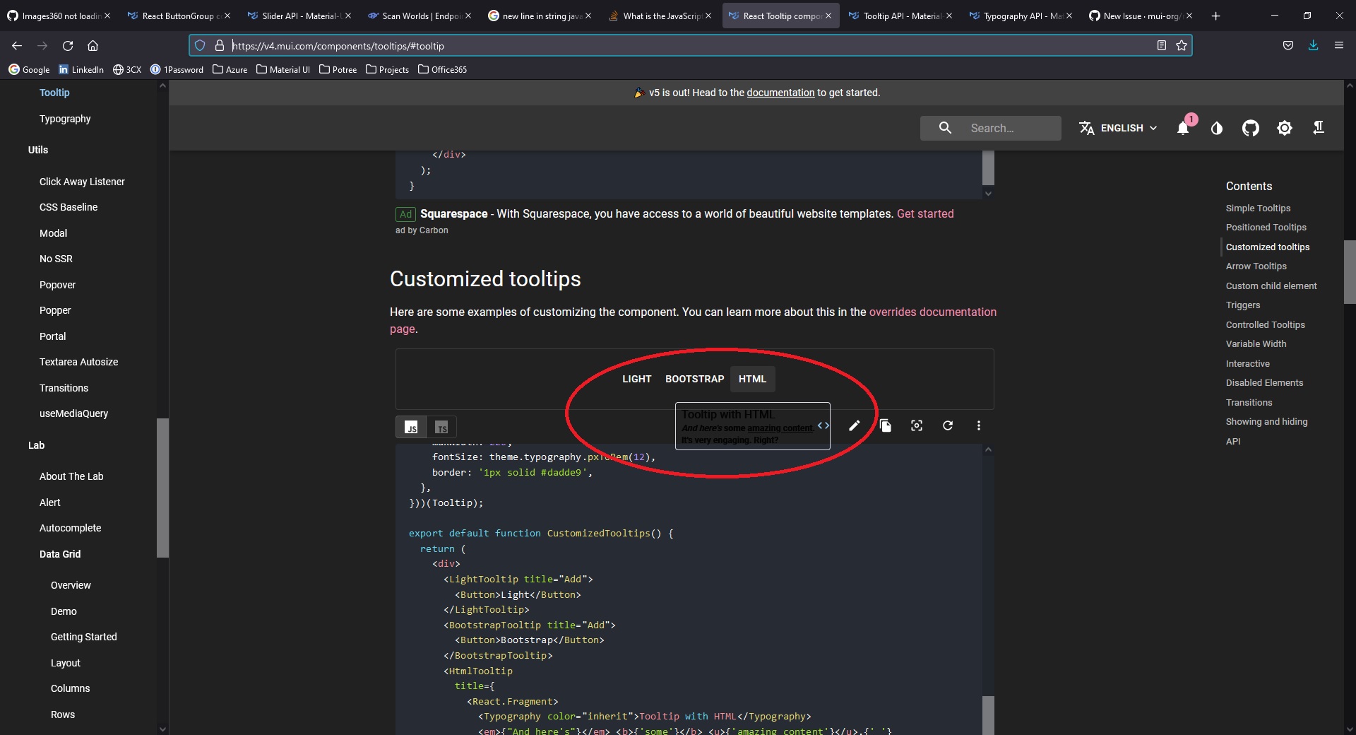 [Tooltip] Component behaves funny in Firefox · Issue #30235 · mui/material-ui · GitHub