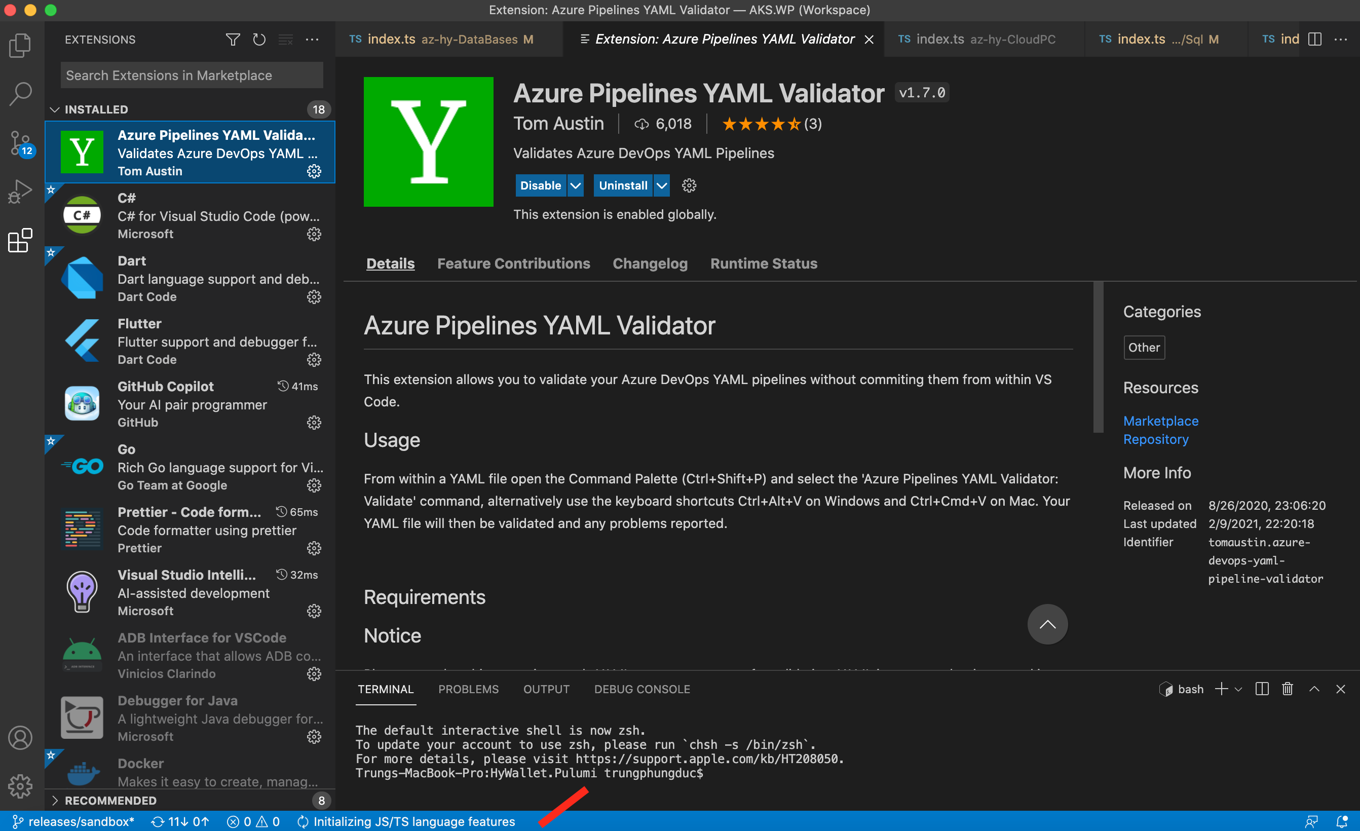 TypeScript not regconized · Issue #131962 · microsoft/vscode · GitHub